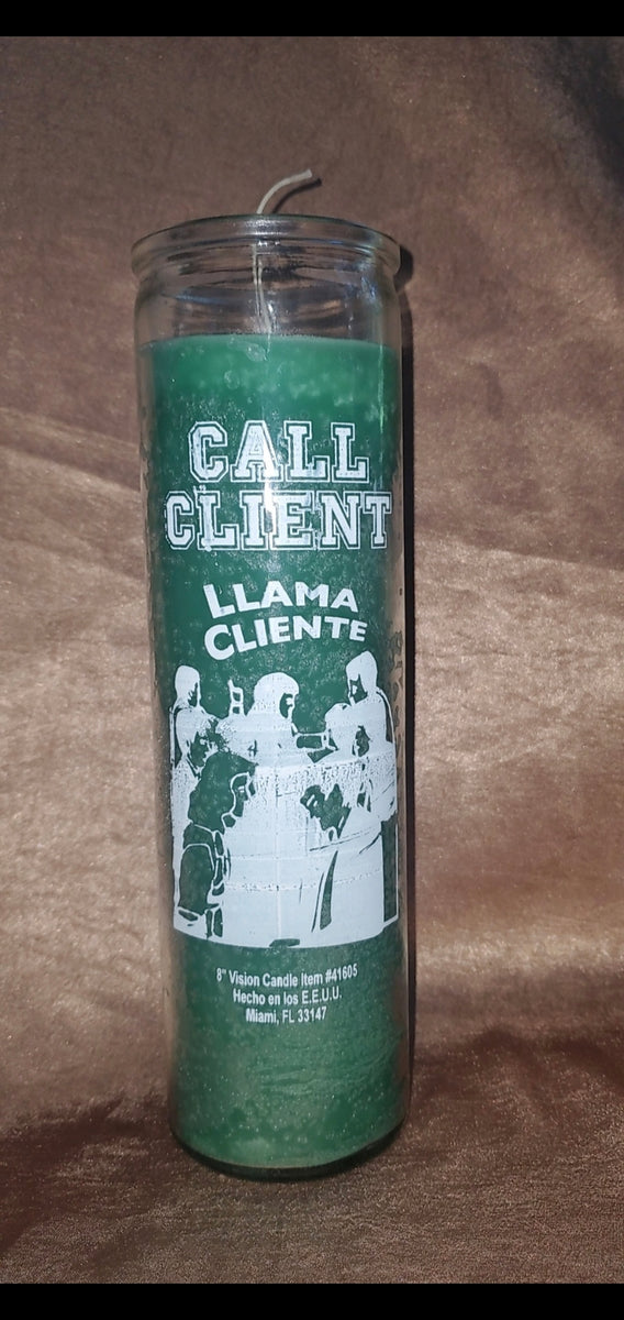Call Client (Llama Cliente) Fixed Candle- Hoodoo, Voodoo, Santeria ...
